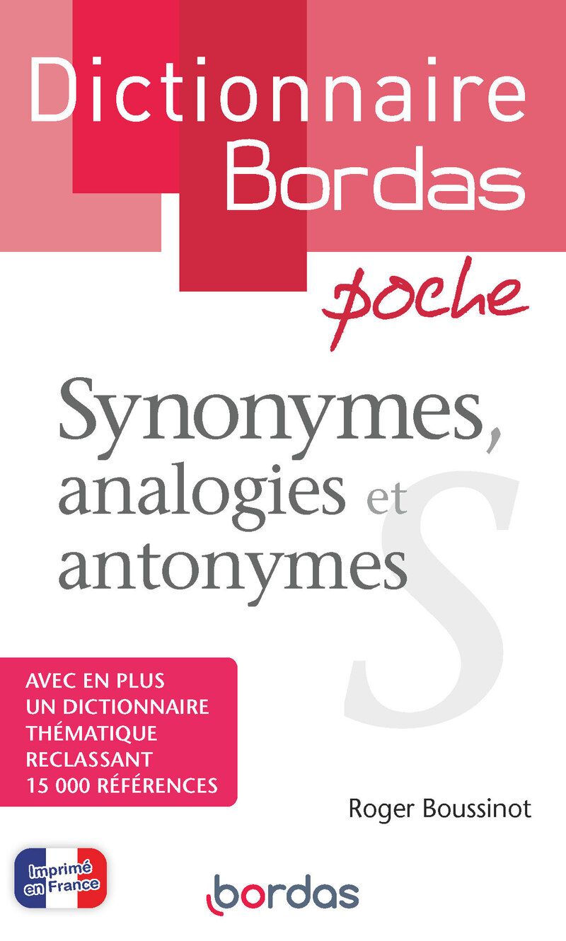 Dictionnaire poche des synonymes, analogies et antonymes * Ouvrage de ...