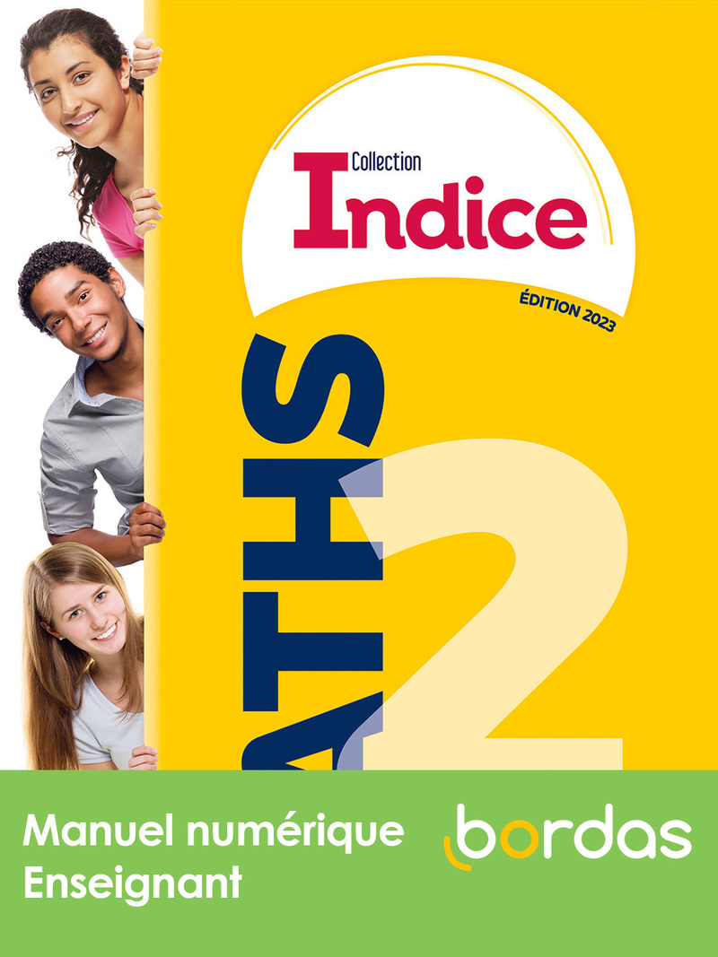 Indice - Maths 2de * Manuel numérique enseignant (Ed. 2023) | Bordas ...