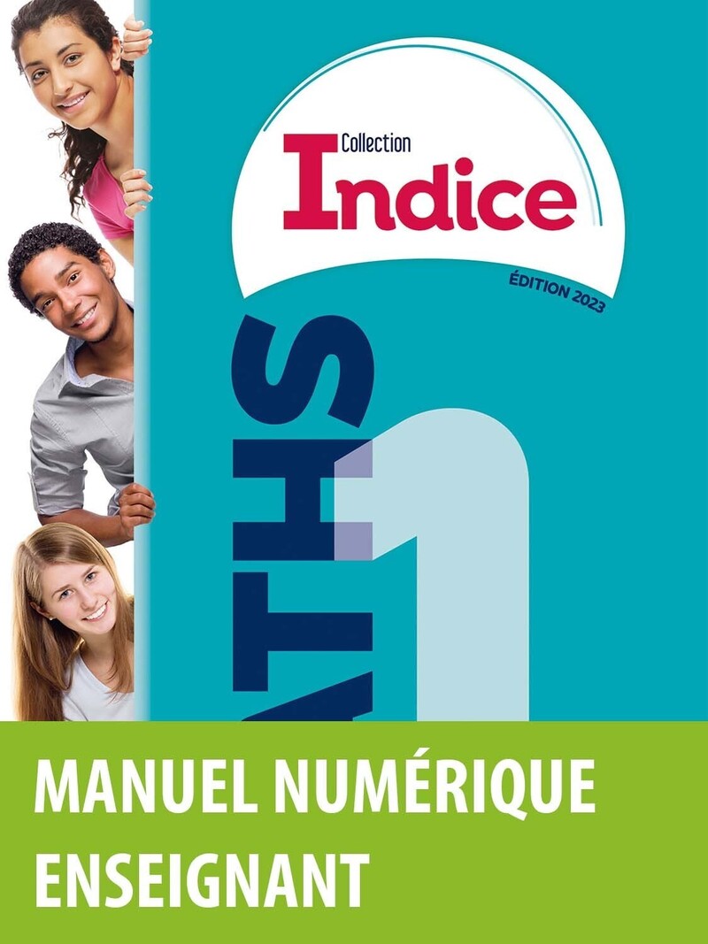 Indice - Maths 1re Enseignement scientifique * Manuel numérique ...