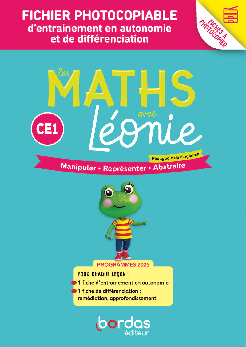 Les maths avec Léonie - CE1 - Pédagogie de Singapour * Fichier à ...