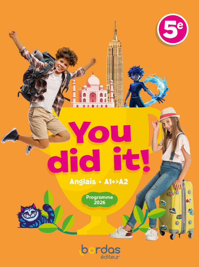 You did it! 5e * Manuel de l'élève (Ed. 2026) | Bordas éditeur