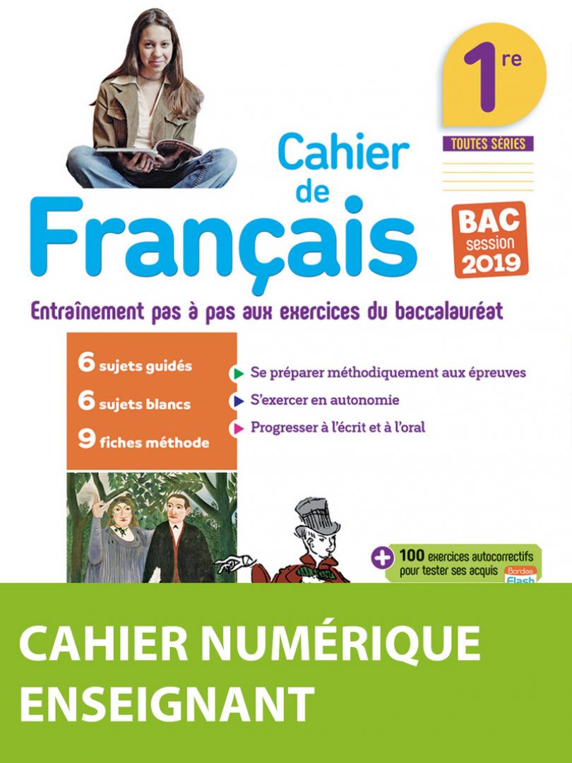 corrigé bac francais 1ere es